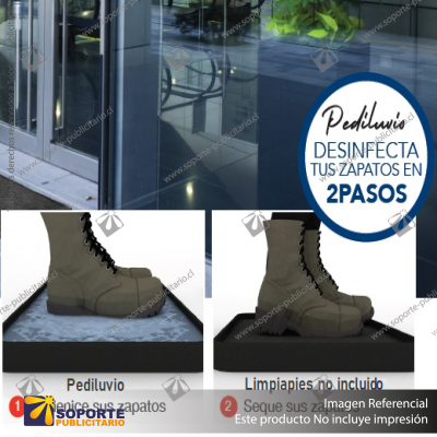 PEDILUVIO PVC 60*40*2 CMS COLOR NEGRO – Tienda SoportePublicitario