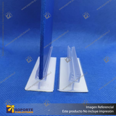 PORTA STOPPER FLEXIBLE CON ADHESIVO 75*20*25 MM ESPESOR GRAFICA 2-3 MM ...