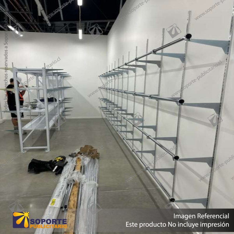 SLOTTED BRACKETS – SLIMLINE – 300MM – Tienda SoportePublicitario